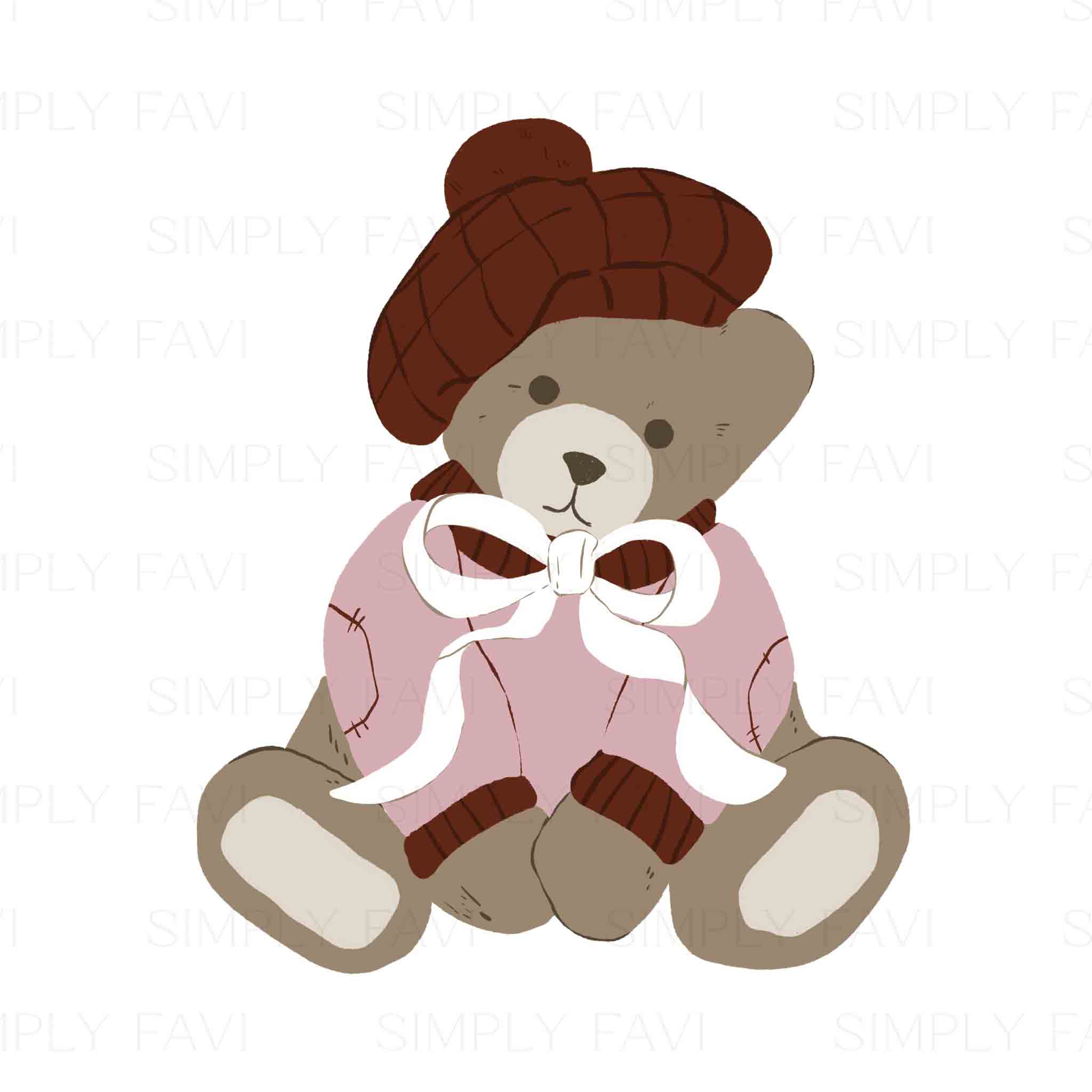Bow Bear PNG – Simply Favi