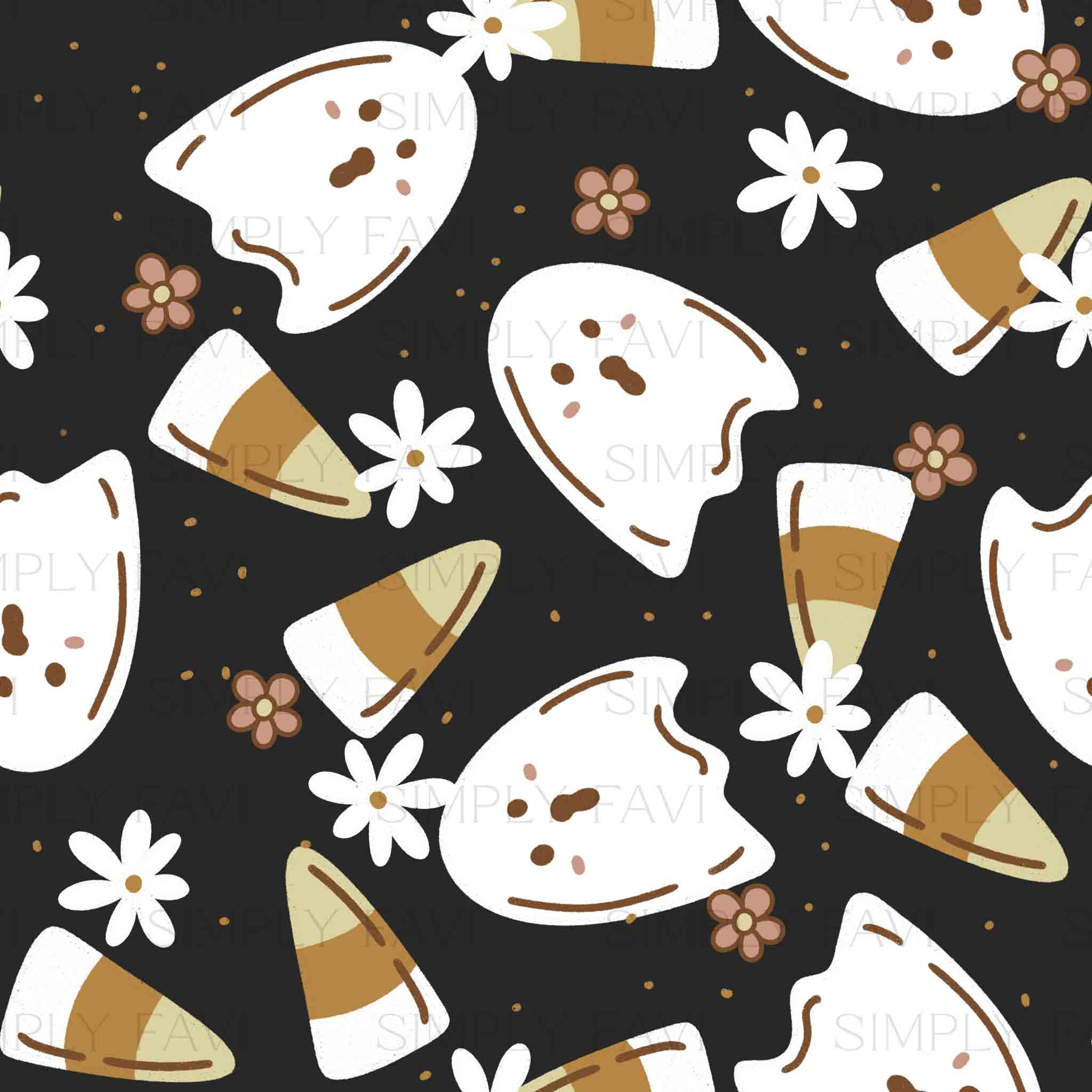 Candy Ghosts Floral (set) – Simply Favi