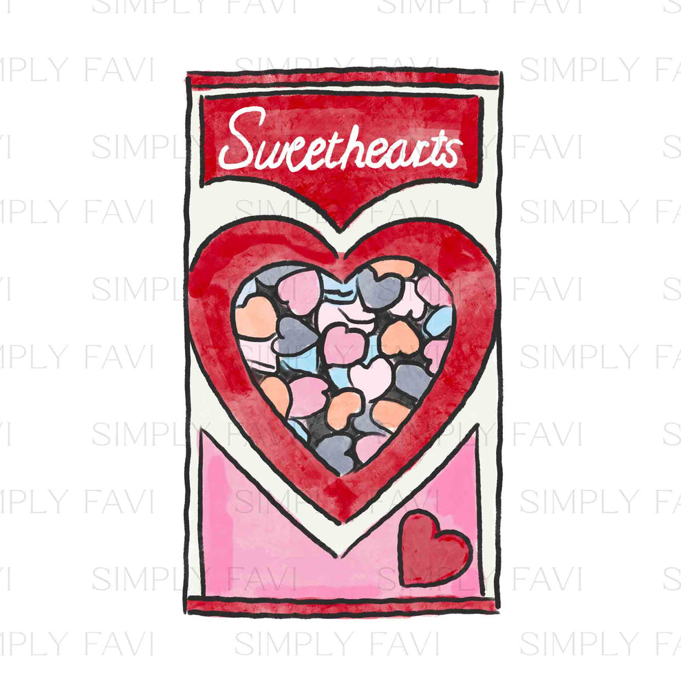 Conversation Heart Boxes PNG – Simply Favi
