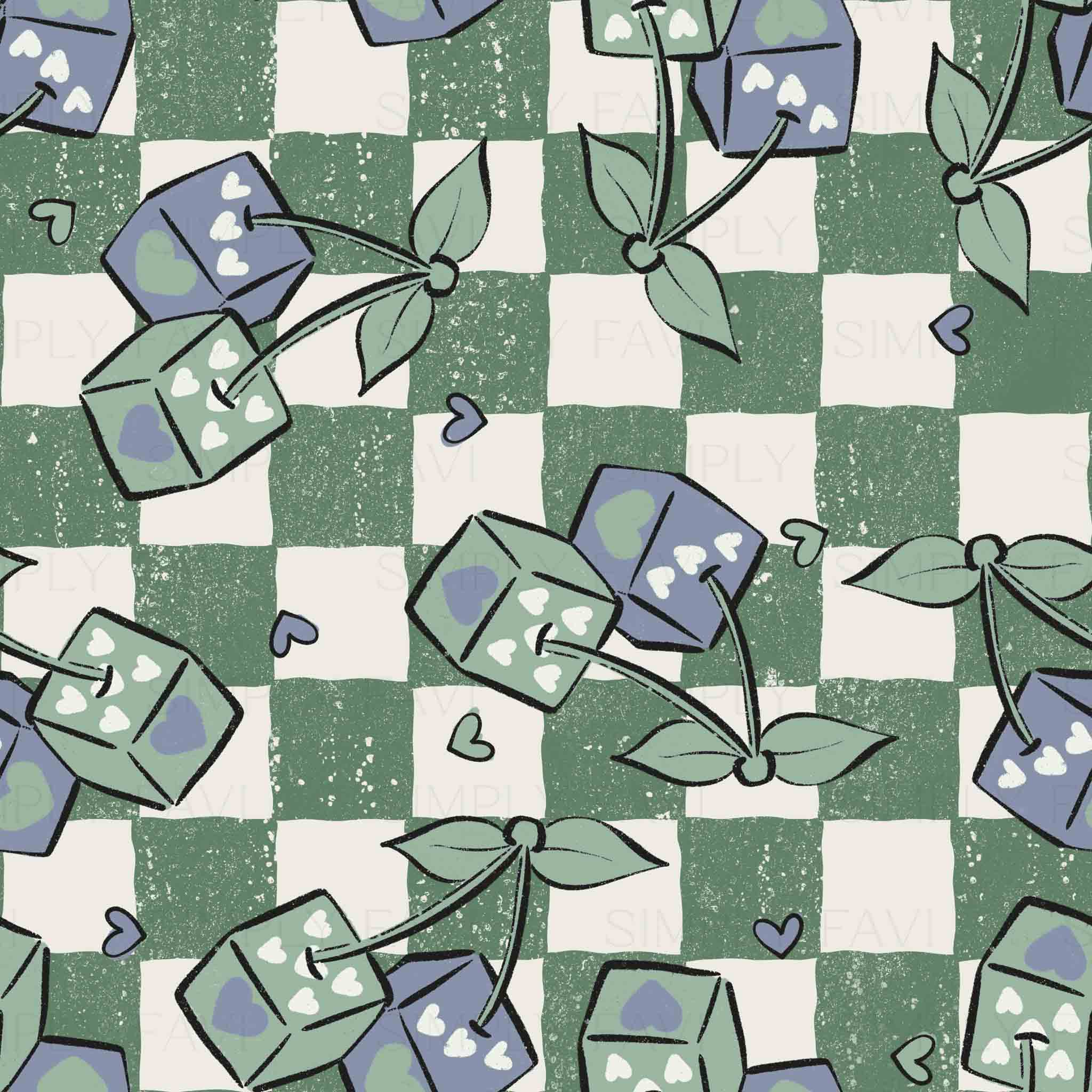 Roll the Dice Blue Chex (set of 3) – ShopUnapolo