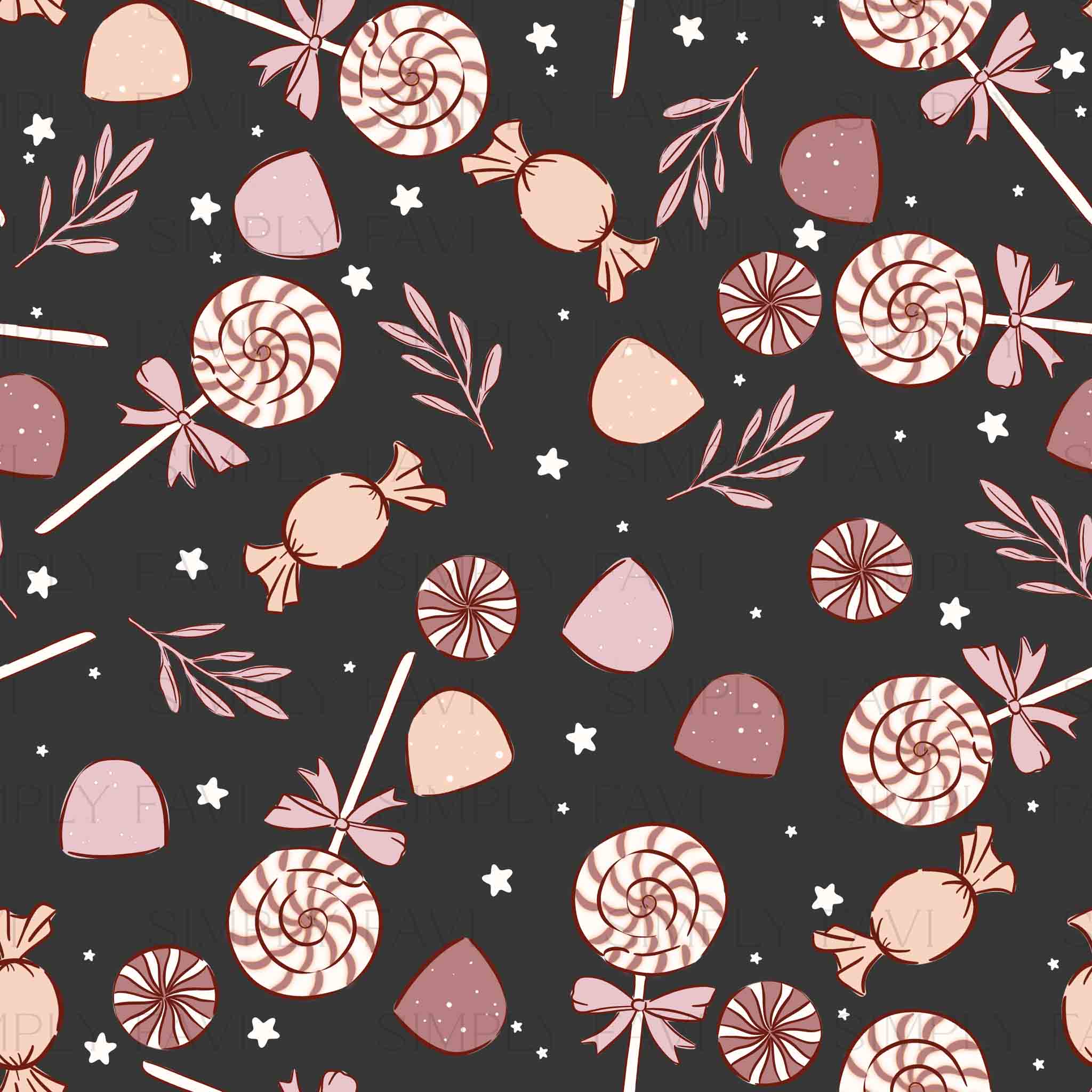 Christmas Candy Muted – Simply Favi